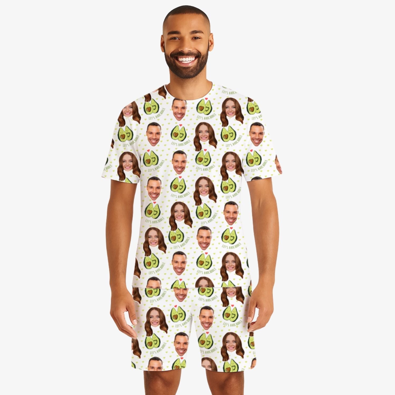 Let’s Avocuddle Personalised Pyjamas - Funny Men’s Custom PJs