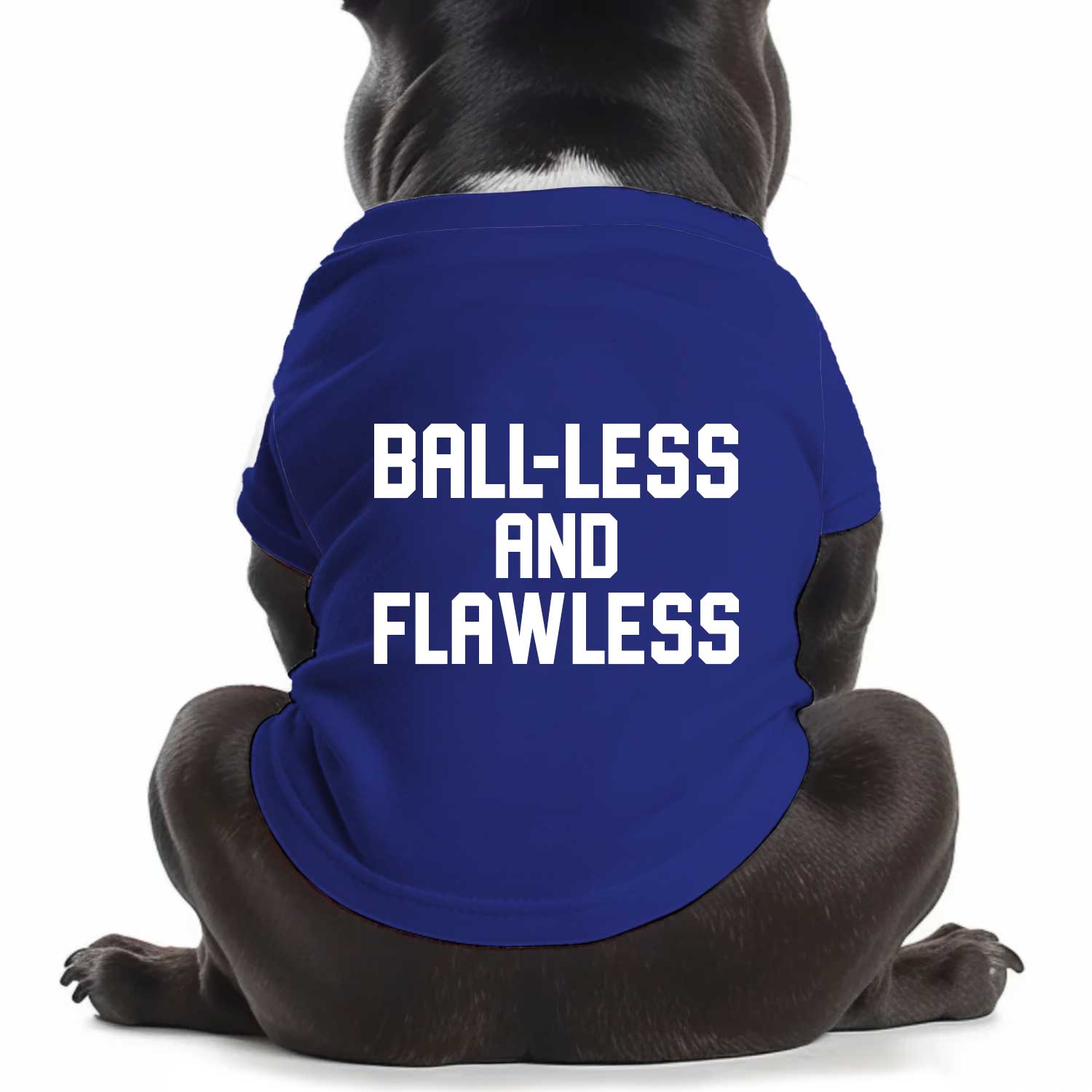 Ball-less & Flawless Dog T Shirt | Funny Dog Tee Shirts