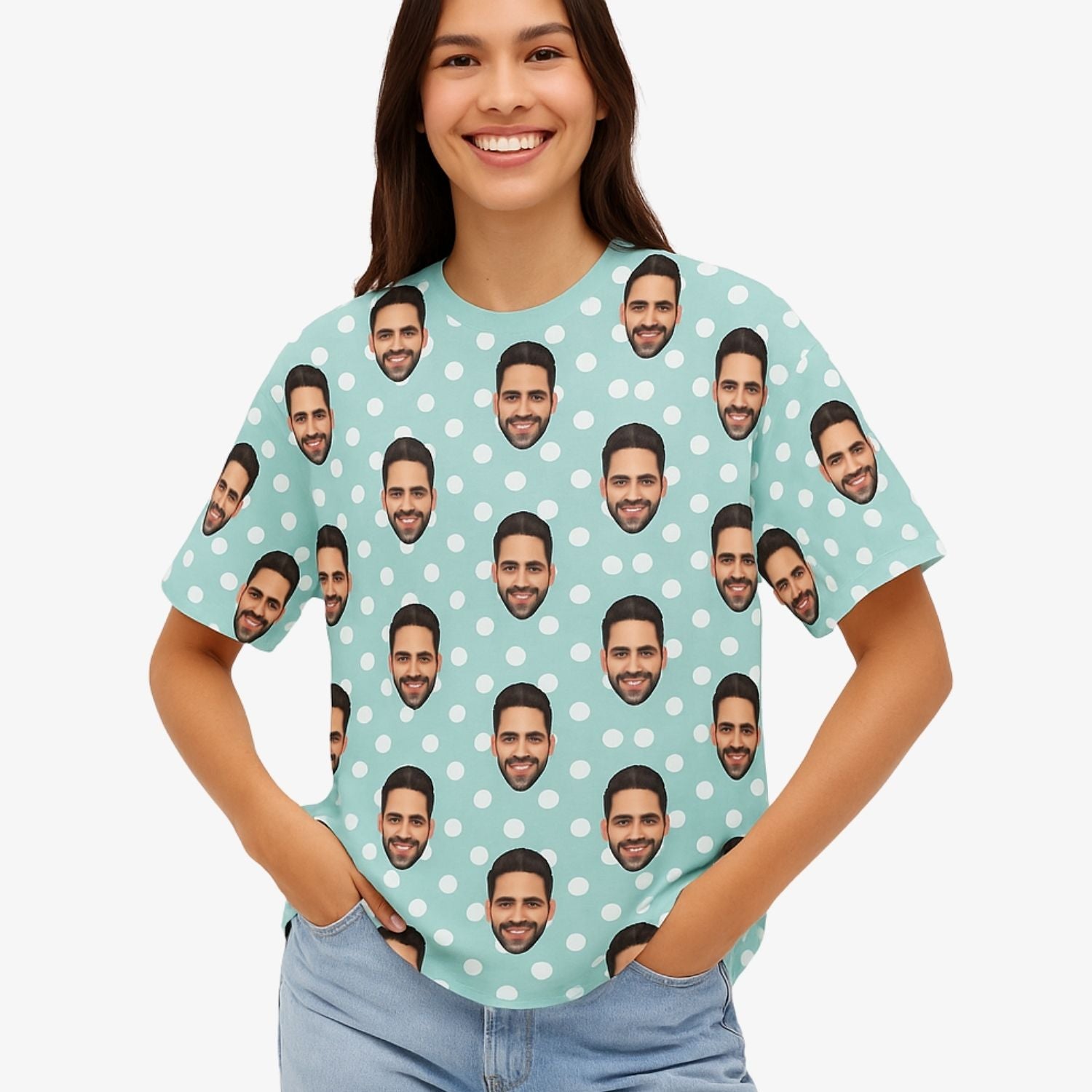 Polka Dot Custom T-Shirt | Personalised Clothing