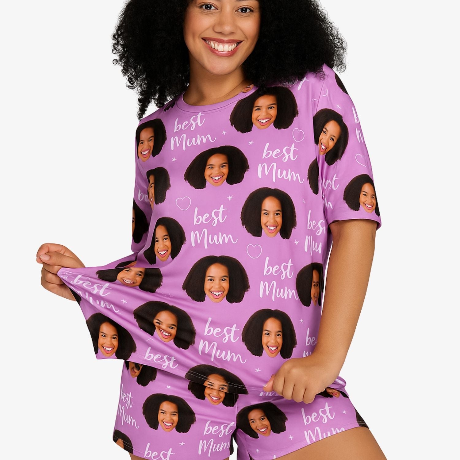Women's Best Mum Personalised Pyjamas