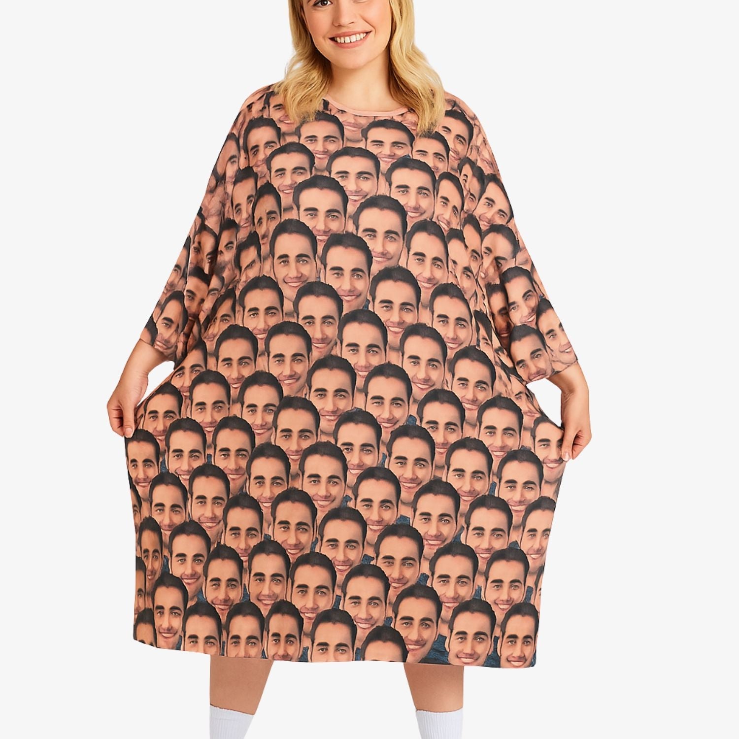 Face Mash Custom Sleep Tee | Personalised Loungewear