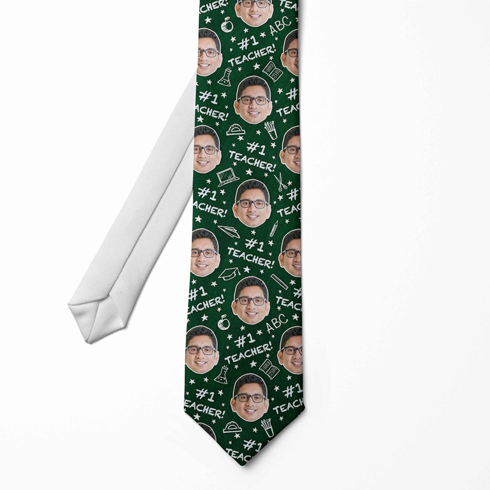 No. 1 Teacher Tie - Personalised Tie