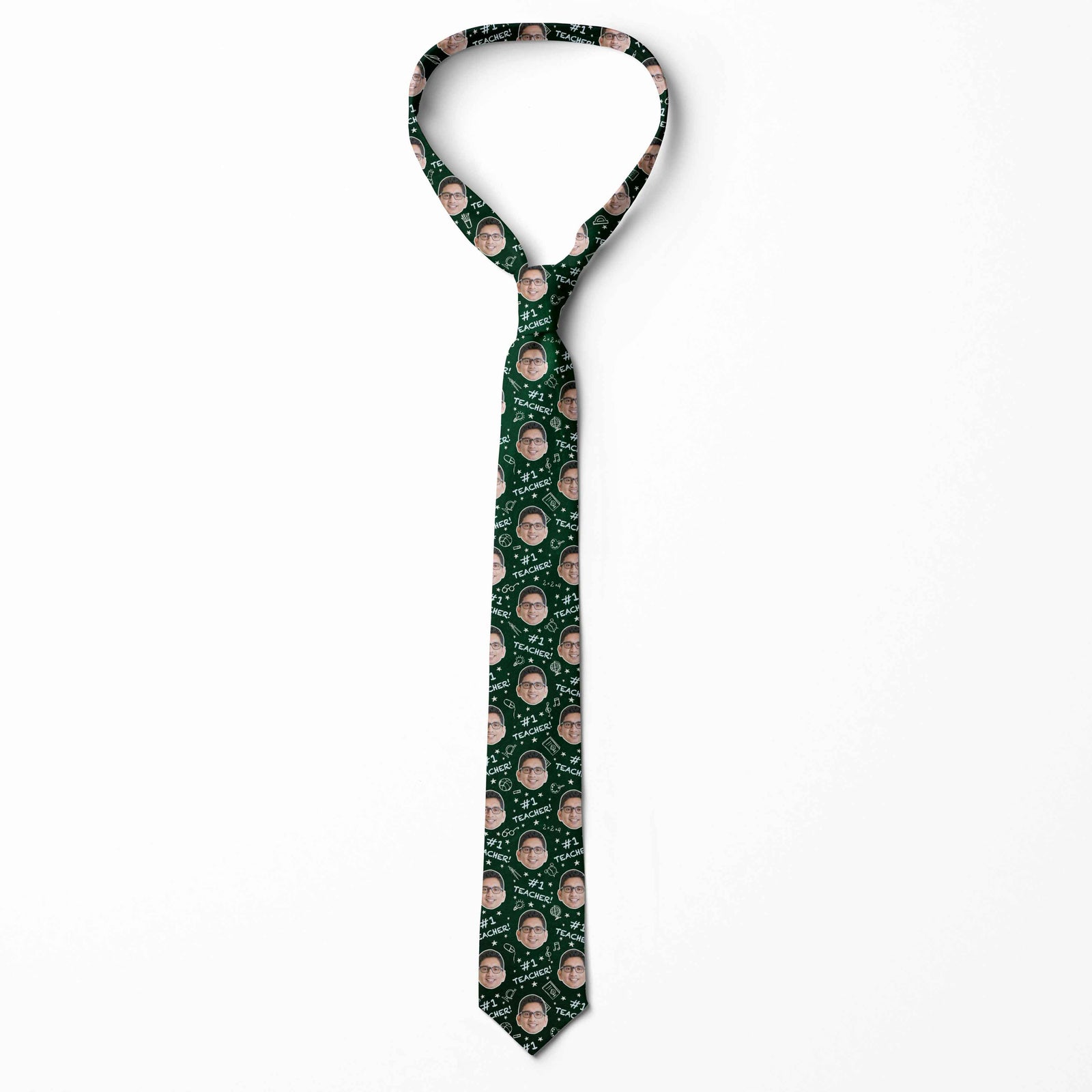 No. 1 Teacher Tie - Personalised Tie
